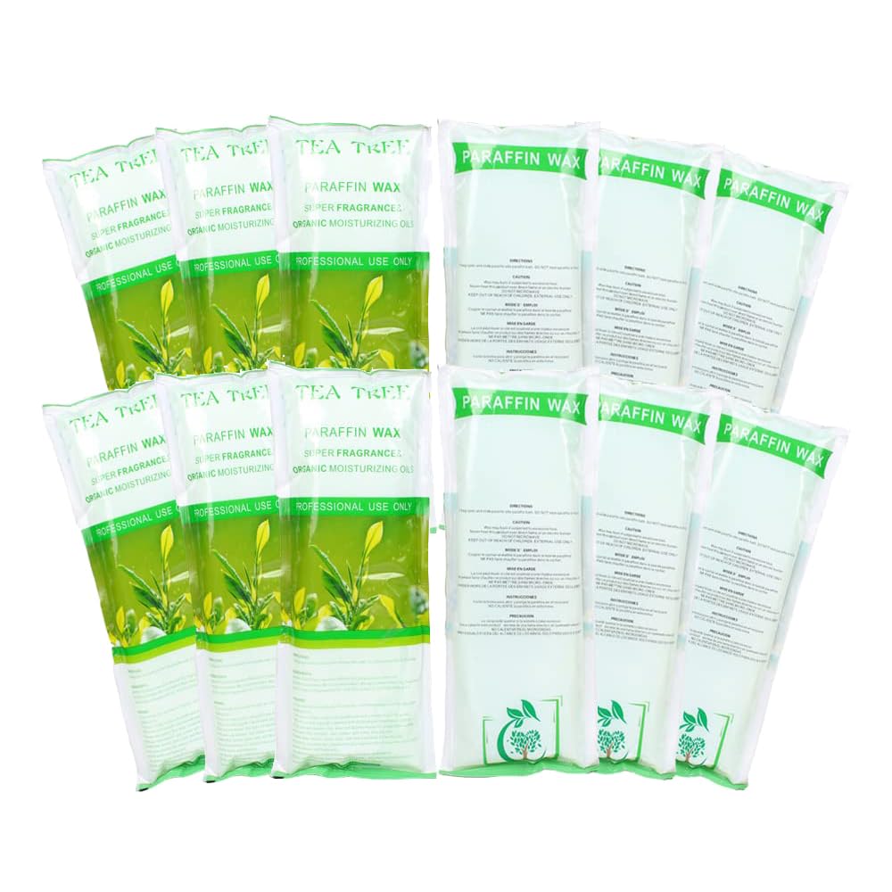 Amazon.com : Toyar Paraffin Wax Refills, 12 Pack Tea Tree Scented ...
