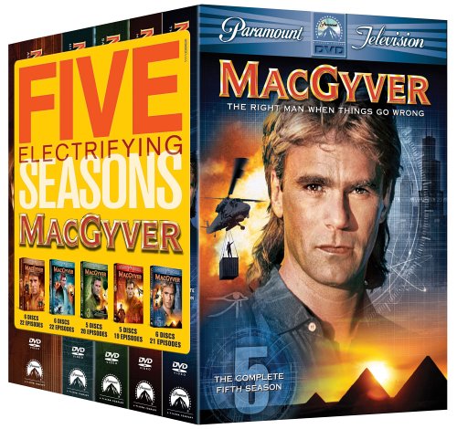 Amazon.com: MacGyver - The Complete First Five Seasons [DVD] : Richard ...
