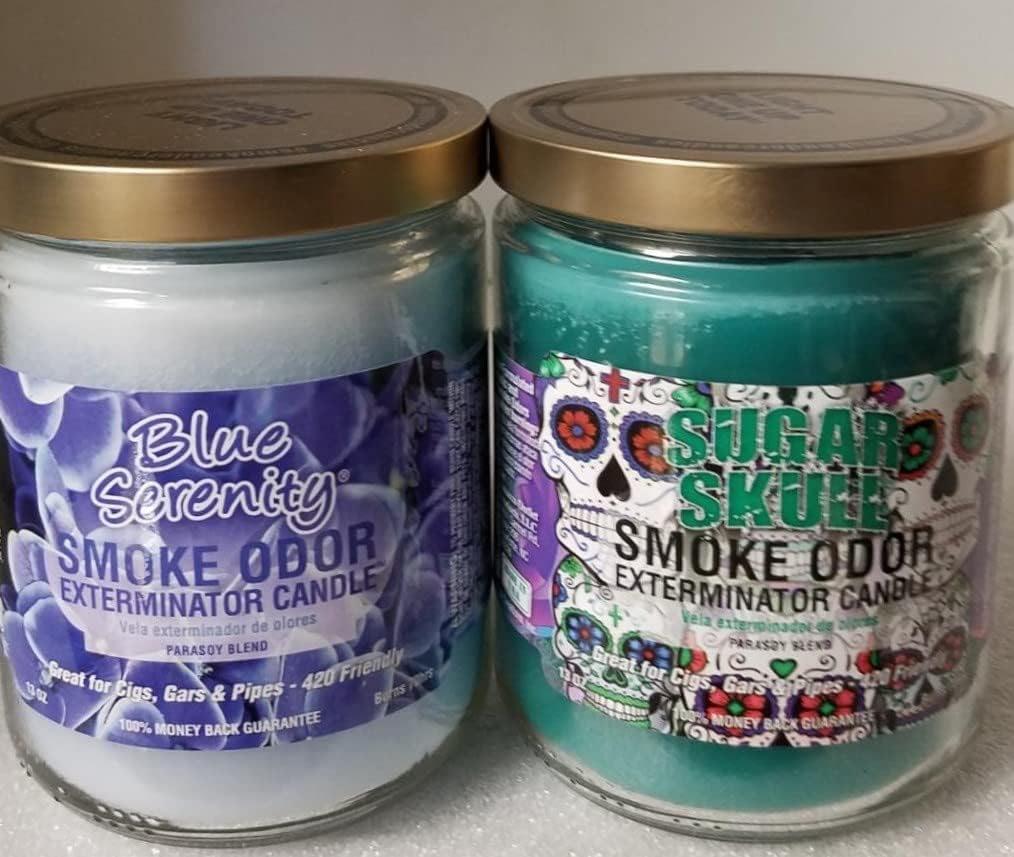 Amazon.com: Smoke Odor Exterminator 13 oz Jar Candles Assortment Two ...