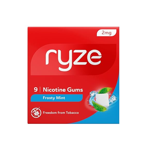 Buy RYZE Nicotine Gum 2mg | Frosty Mint | Soft Chew, Easy on Throat ...