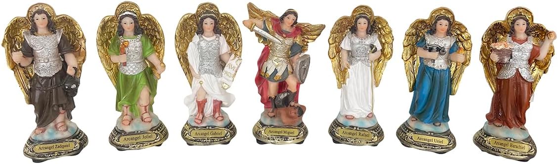 Amazon.com: Love's Seven Archangels Estatua New Coming Complete Set of ...