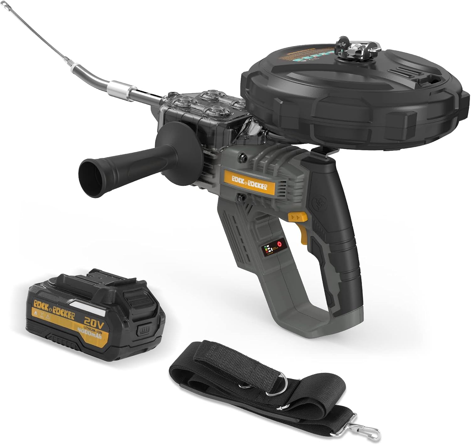 Rock&Rocker Portable Electric Fish Tape, Pipe Threader, Highly ...