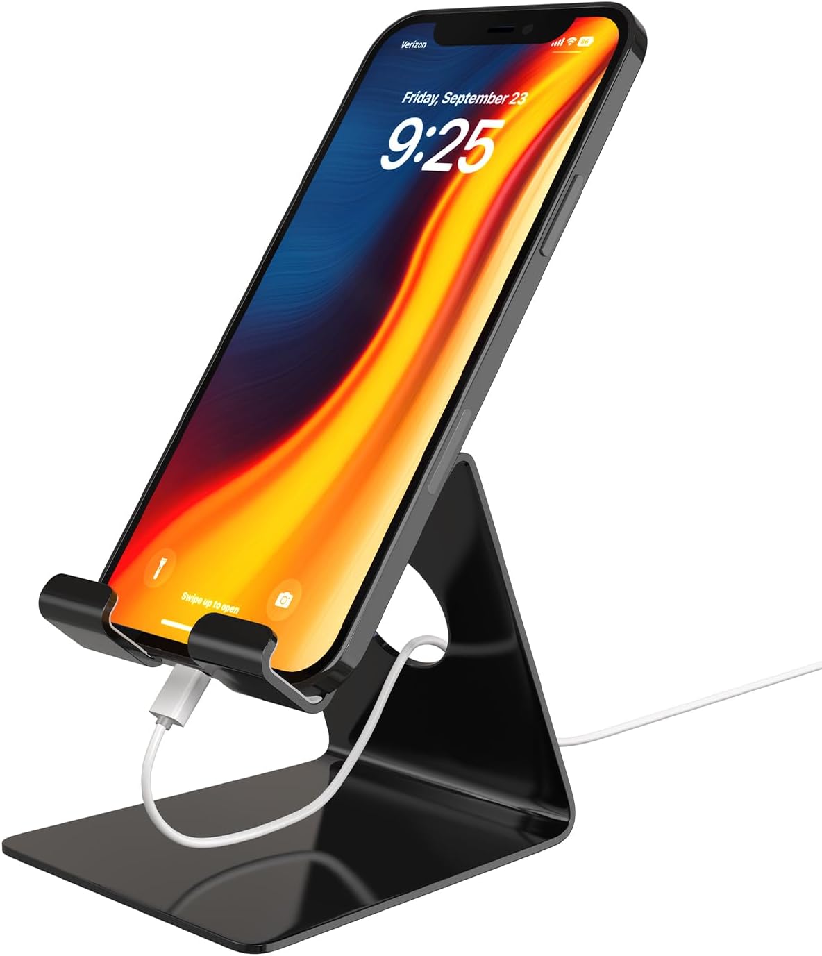 amazon basics Desktop Mobile Stand Phone Mount Tabletop Holder for ...