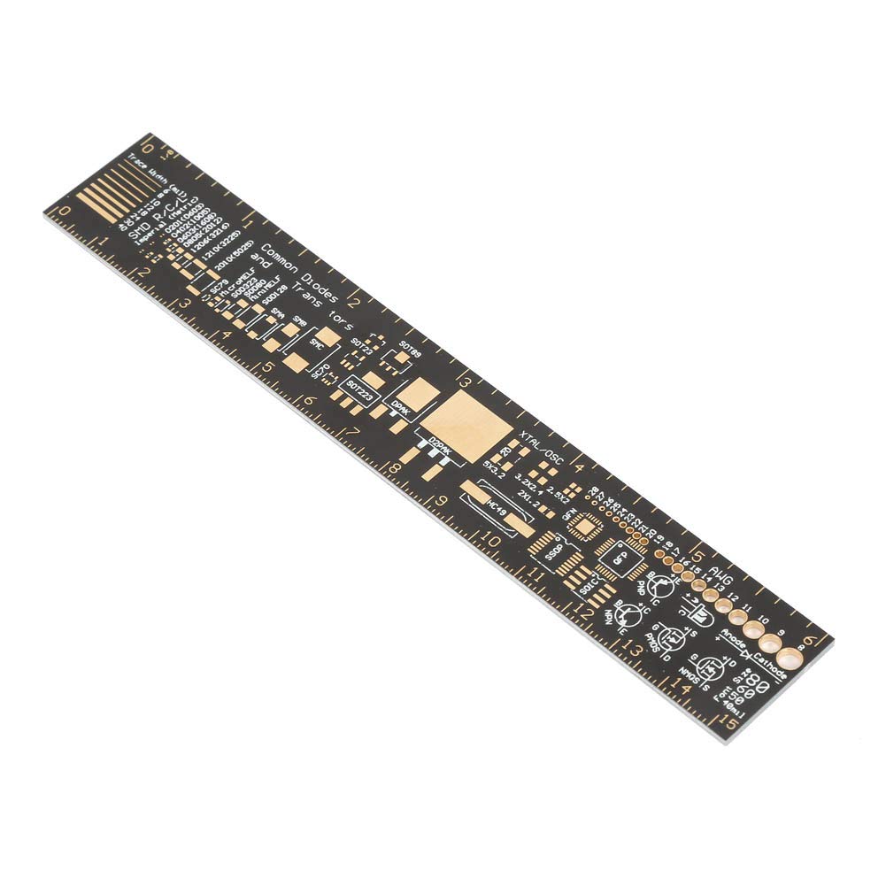6inch Multifunctional PCB Ruler, 15cm Printed Circuit Board Ruler ...