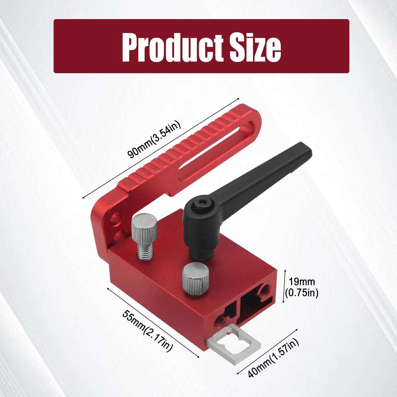 75 Type Miter Track Stop, T Slot Limiter T Track Locator, Aluminum ...