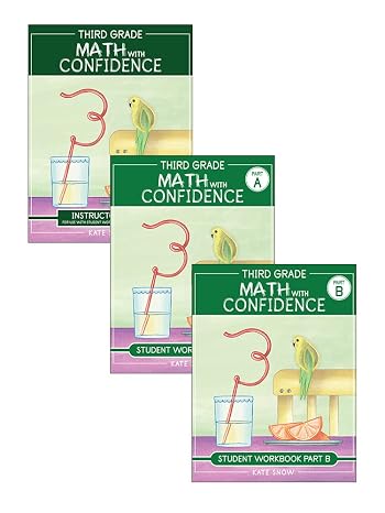 Third Grade Math with Confidence Complete Bundle: Snow, Kate, Katz ...
