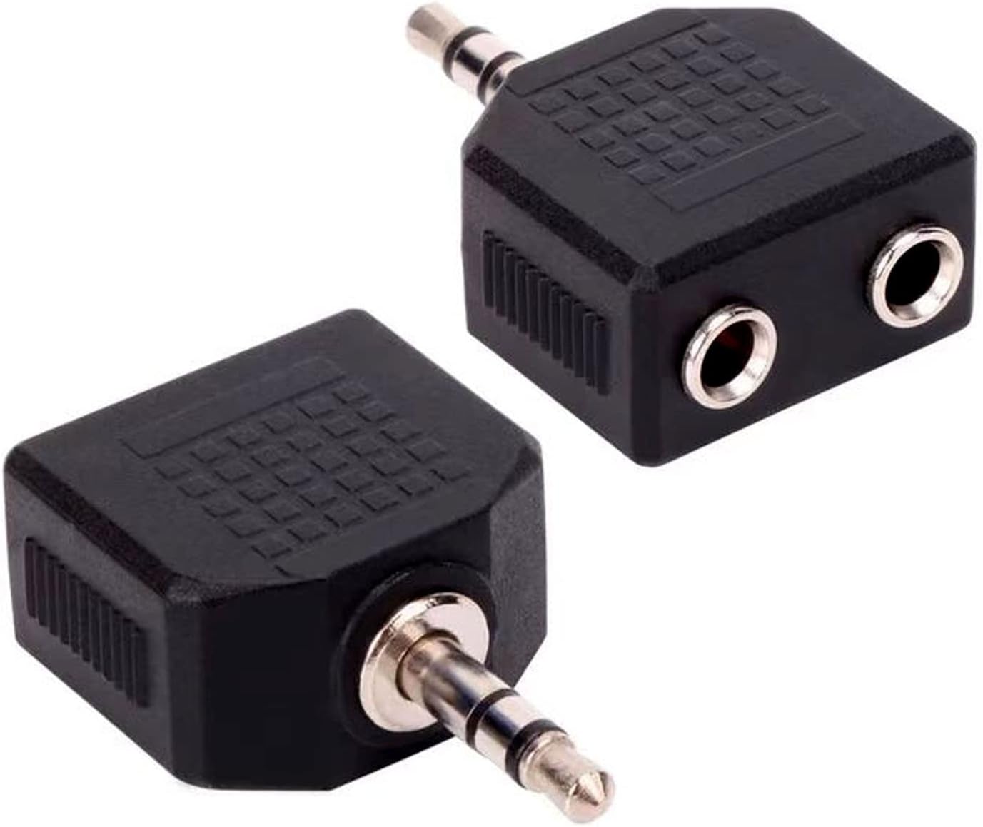 Amazon.com: VCE 2-Pack 3.5mm Headphone Y Splitter, Gold Plated 1/8 inch ...