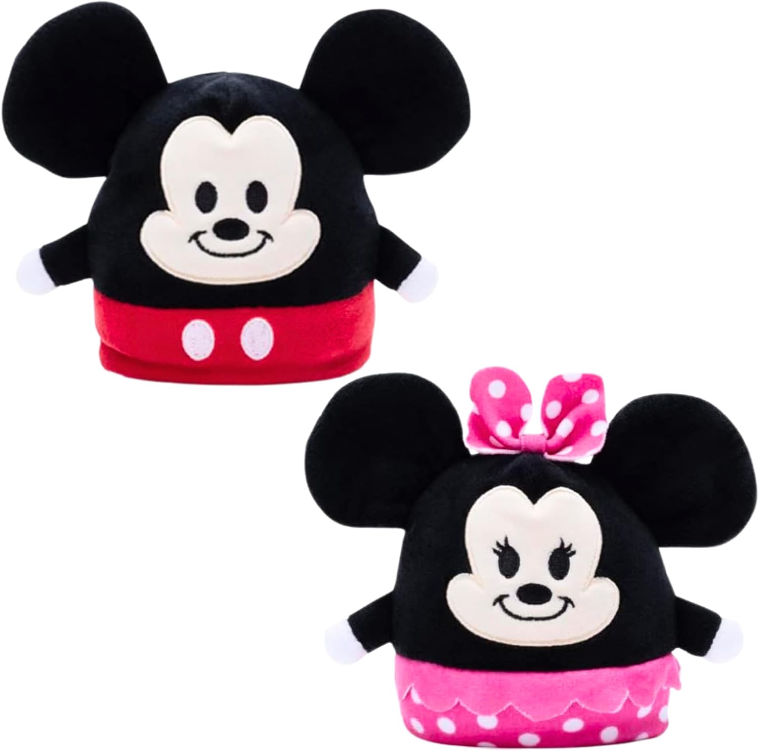 Amazon.com: Disney Mickey and Minnie Mouse 10cm Reversible Super Soft ...