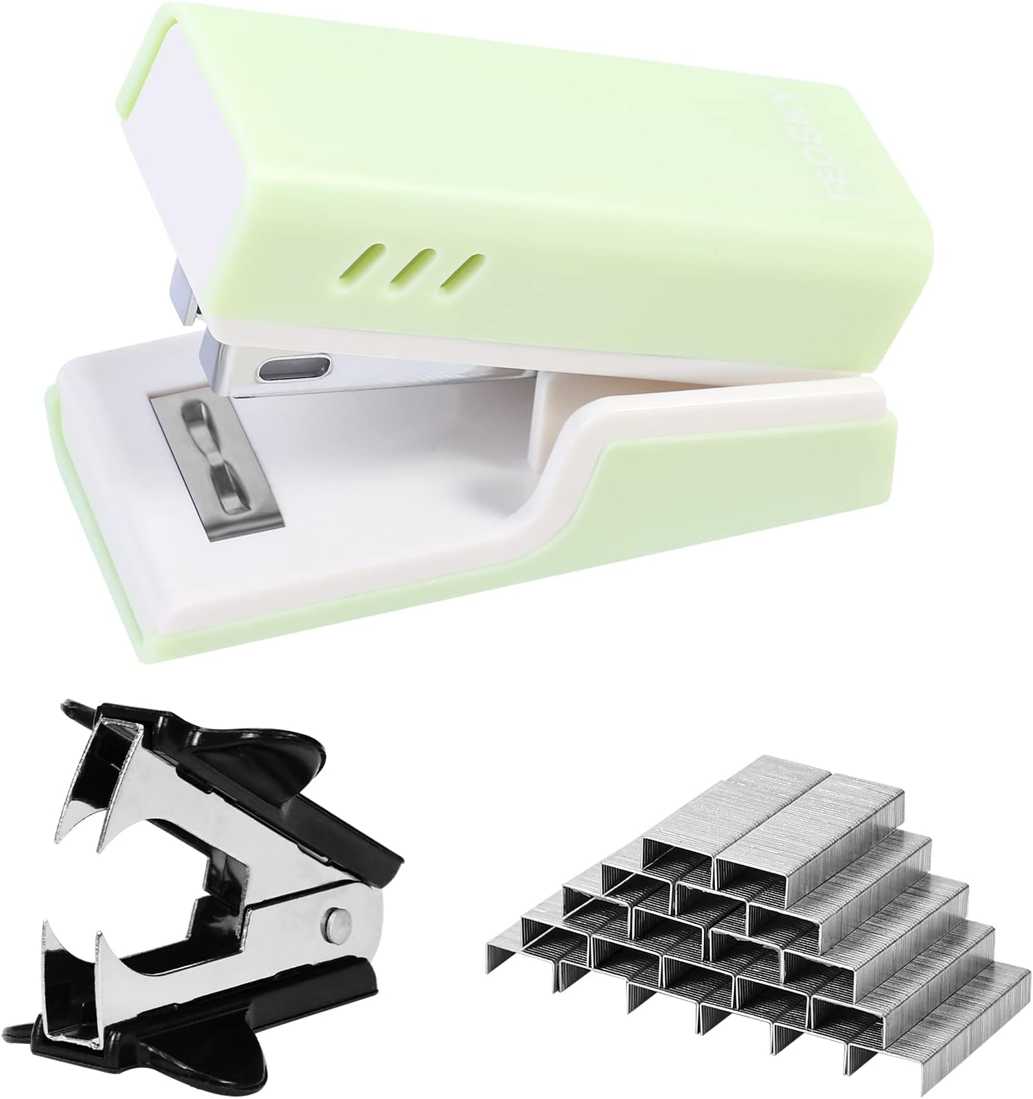 Amazon.com : Feosky Mini Stapler,one Touch Stapling,Easy to Load ...