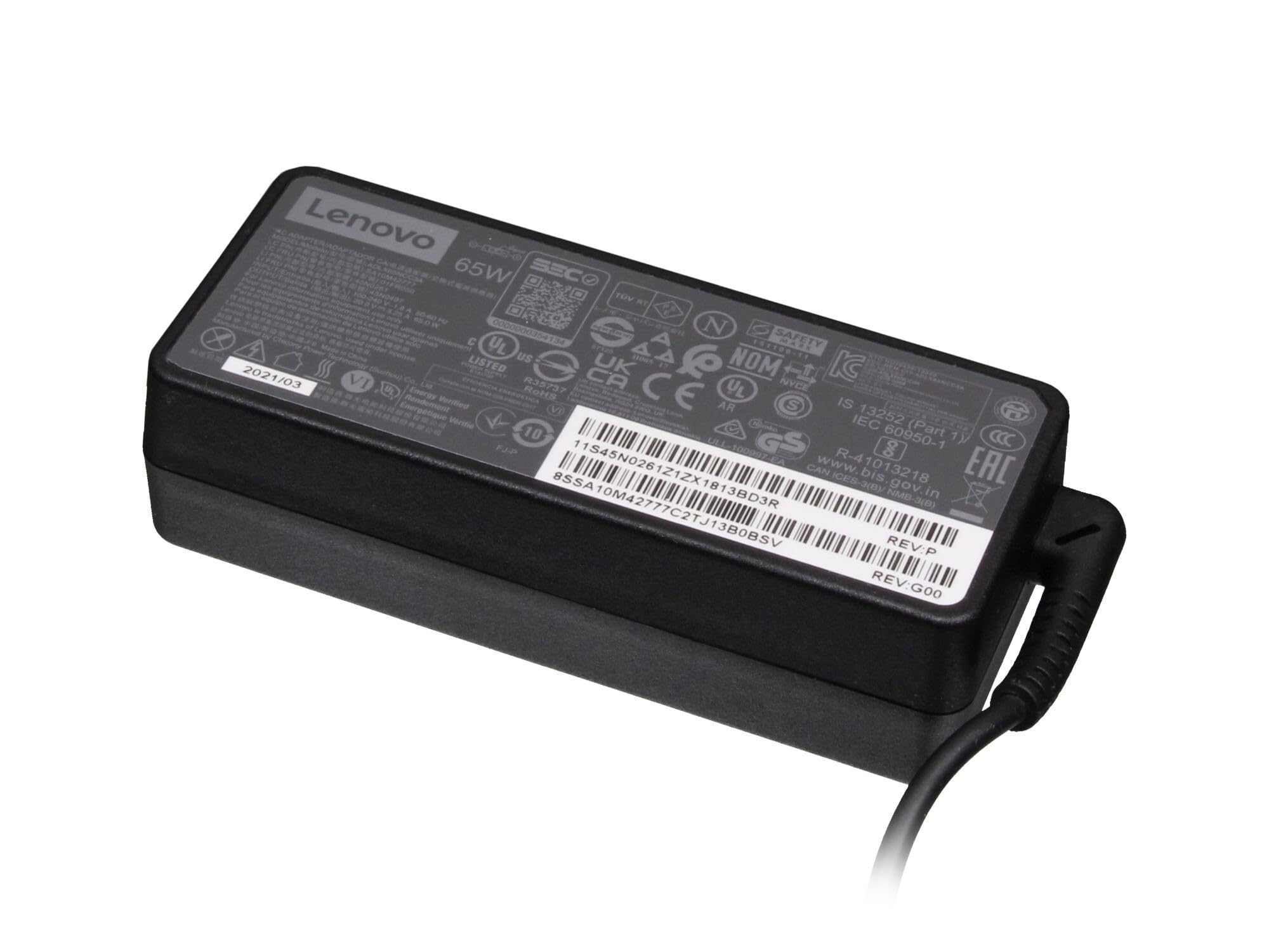 Lenovo ADLX65NCC3A original AC-adapter 65 Watt: Amazon.co.uk: Computers ...