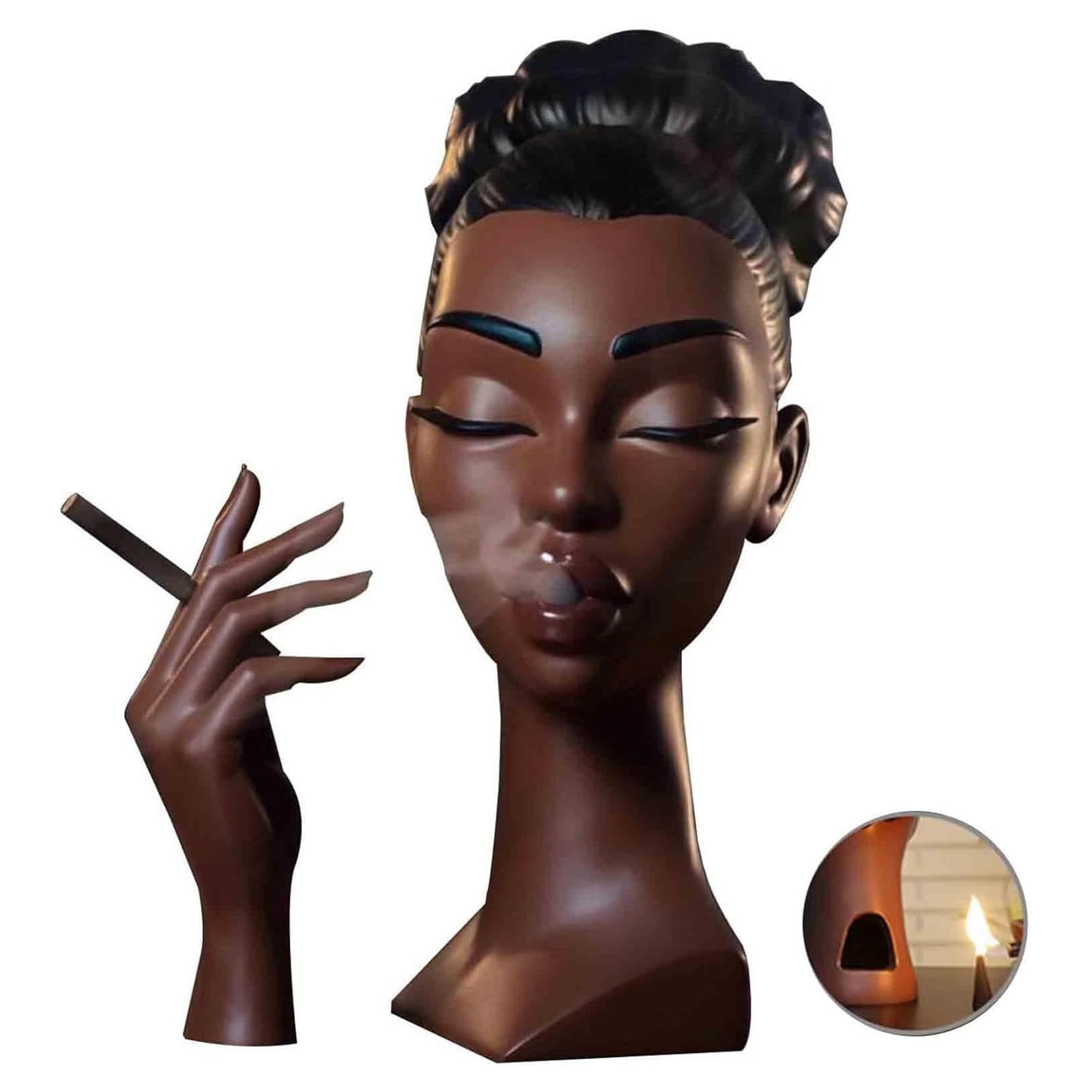 Amazon.com: Headscents Head Scents Burner Black Women Solange Elegant ...