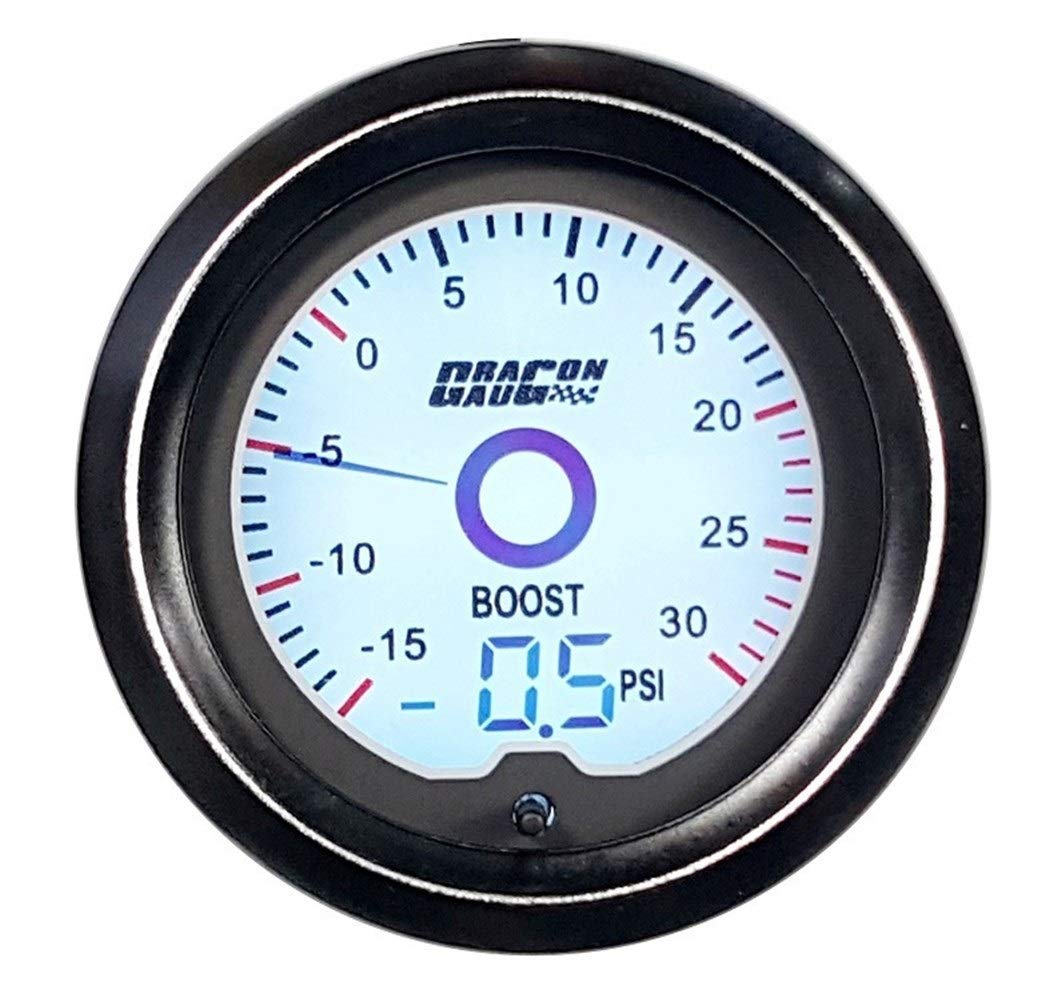 Buy Yellow-sun 52mm LCD Car Tachometer Modified Supercharger, Vacuum ...