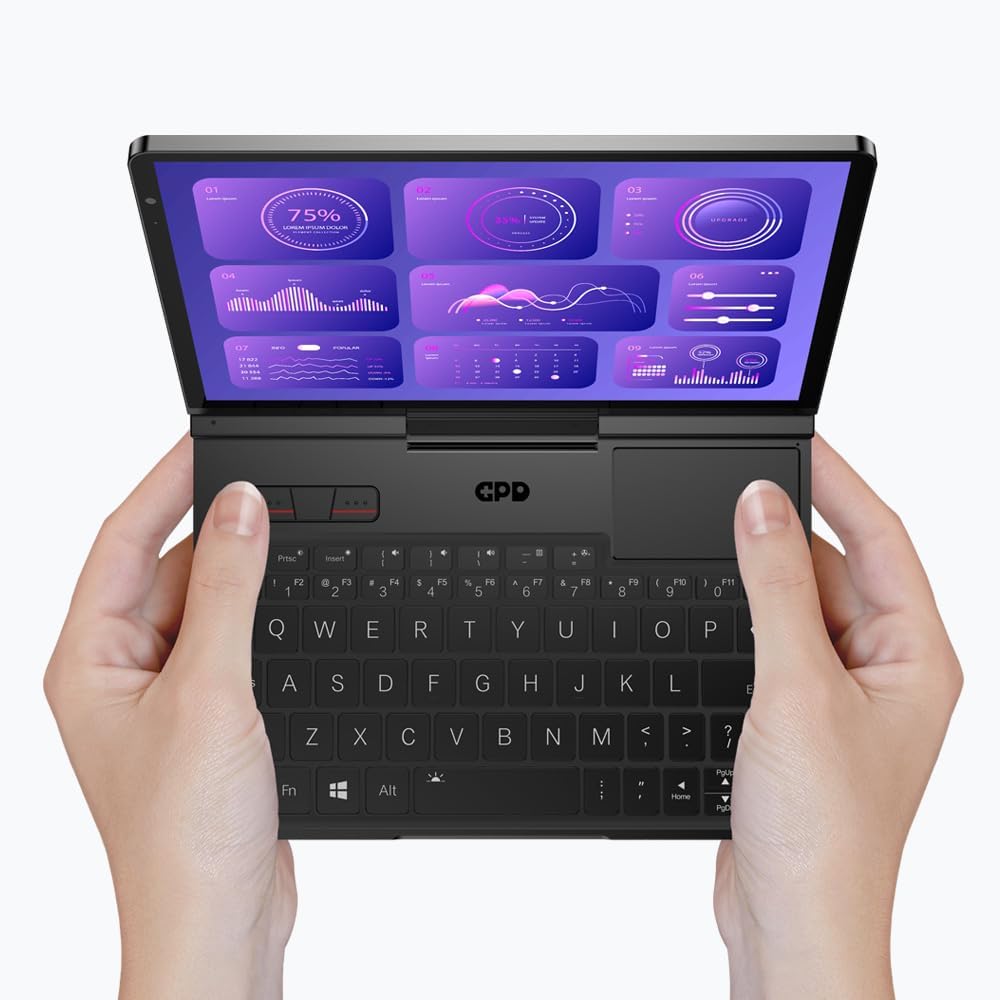 GPD Pocket 4 Ultra Mobile PC aus Aluminium mit Windows 11, 8.8" Ultra ...