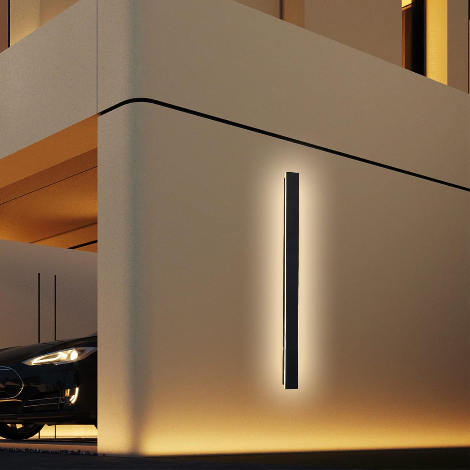 Luces LED largas para porche de 59 pulgadas aplique de pared ...