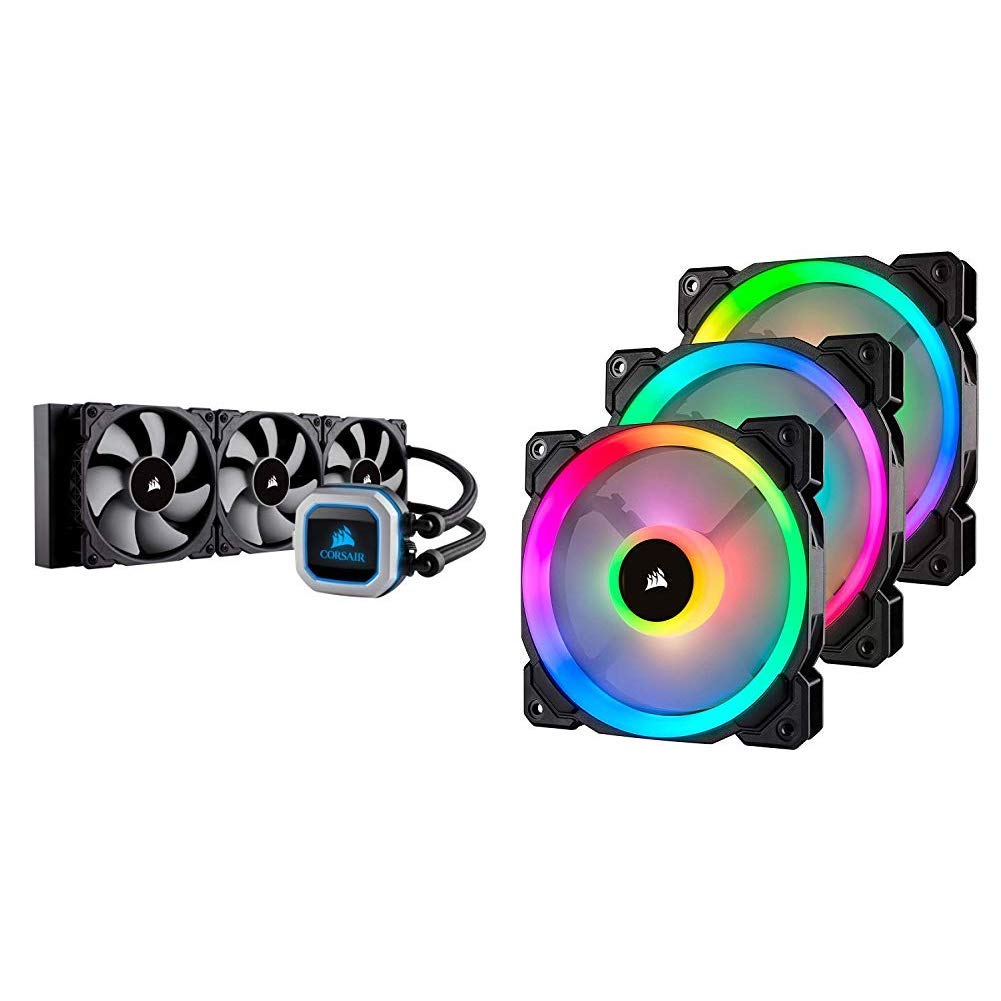 Buy Corsair Hydro Series H150i PRO RGB AIO Liquid CPU Cooler,360mm ...