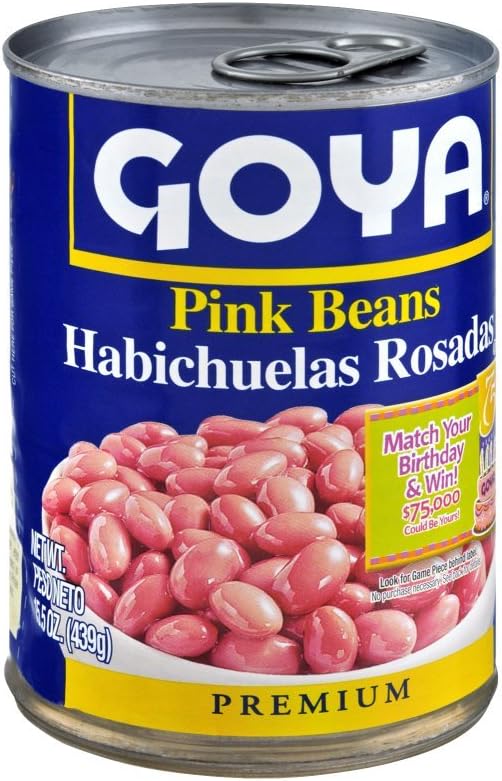 Amazon.com : Goya Pink Beans, 15.5 oz : Beans Produce : Grocery ...