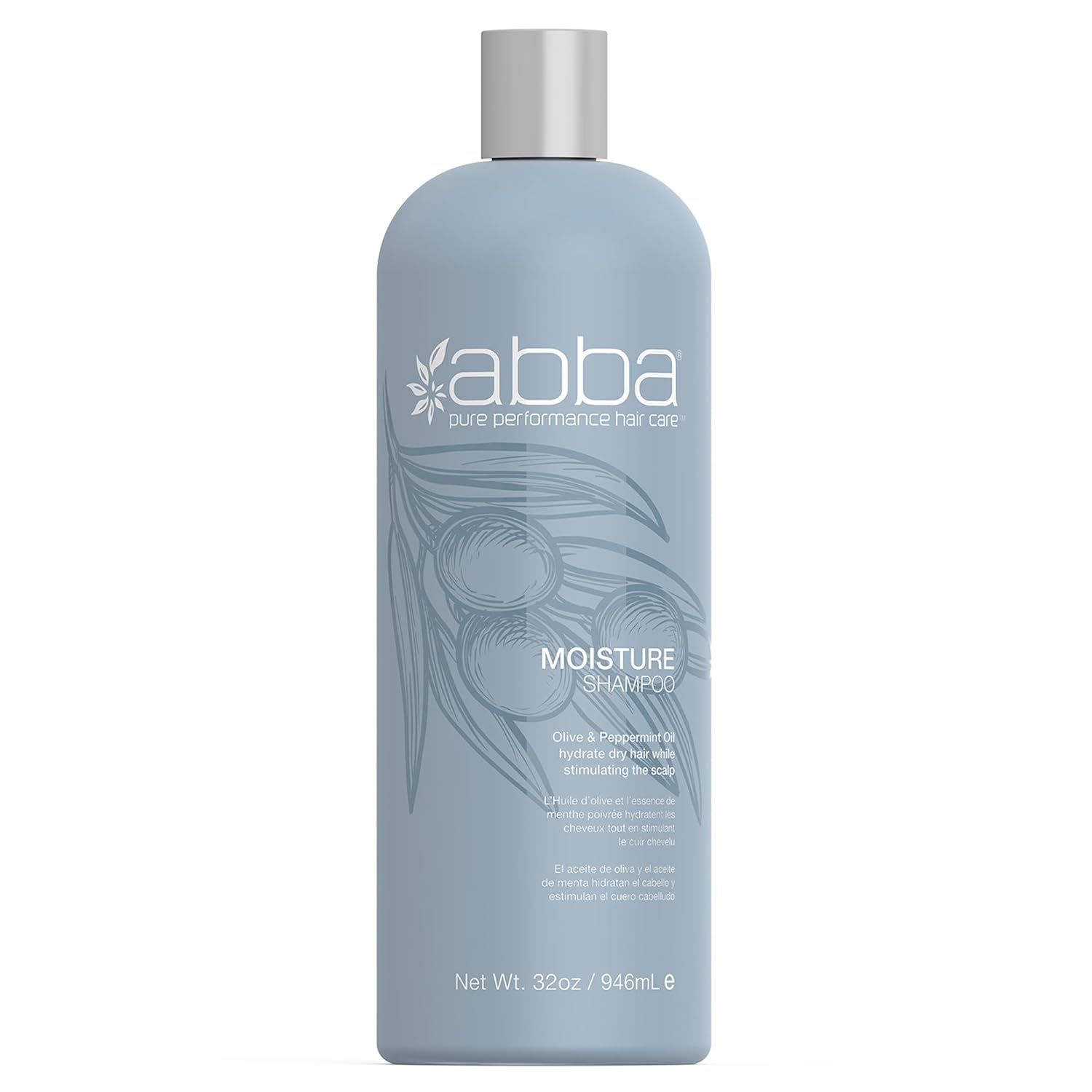 Amazon.com: ABBA - Pure Moisture Shampoo - Eliminates Frizz Cleanses ...