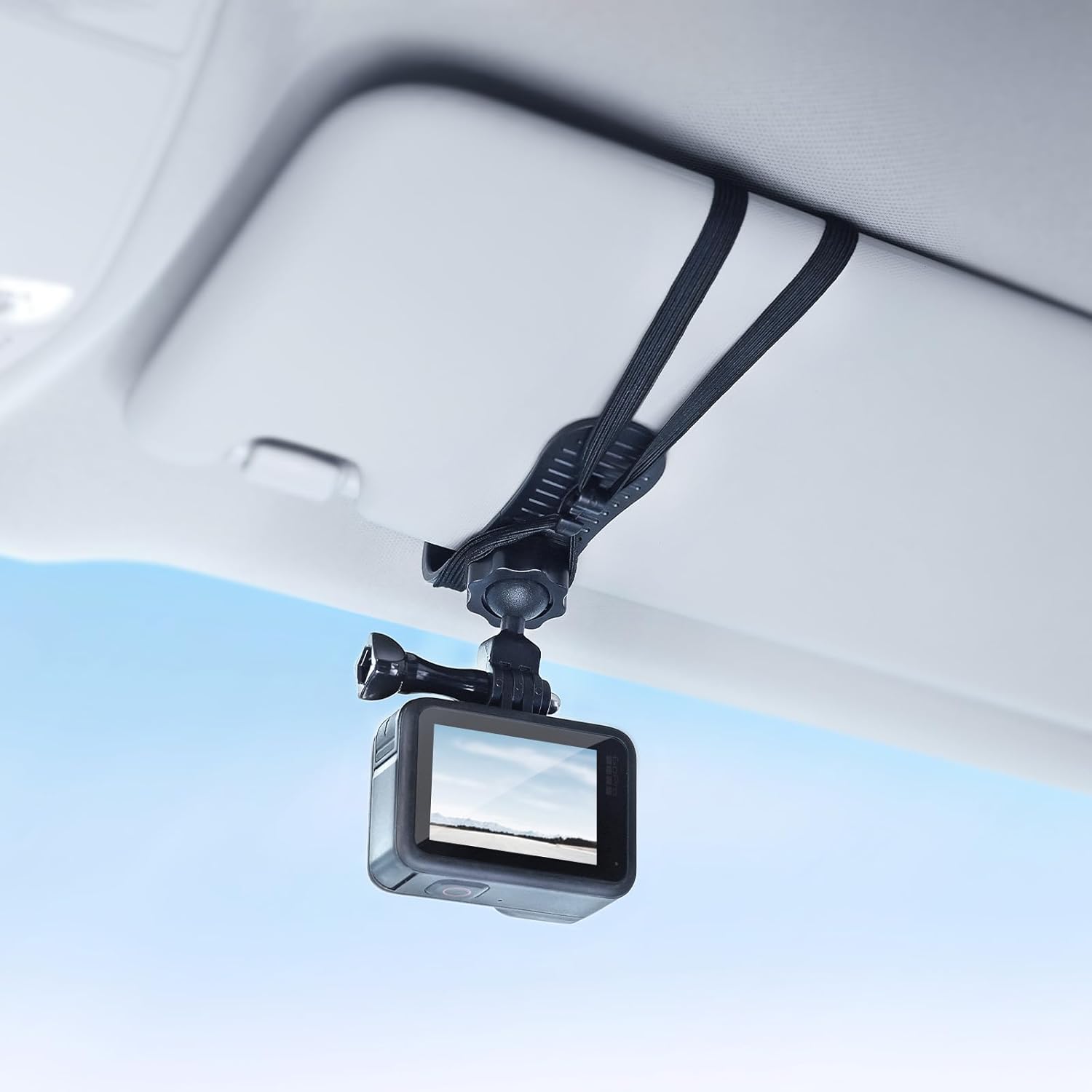 Amazon.com : Vamson Car Sun Visor Mount Holder with Reinforcing Rope ...