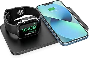 Amazon.com: 2-in-1 Wireless Charger Pad Charging House Fast Charging ...