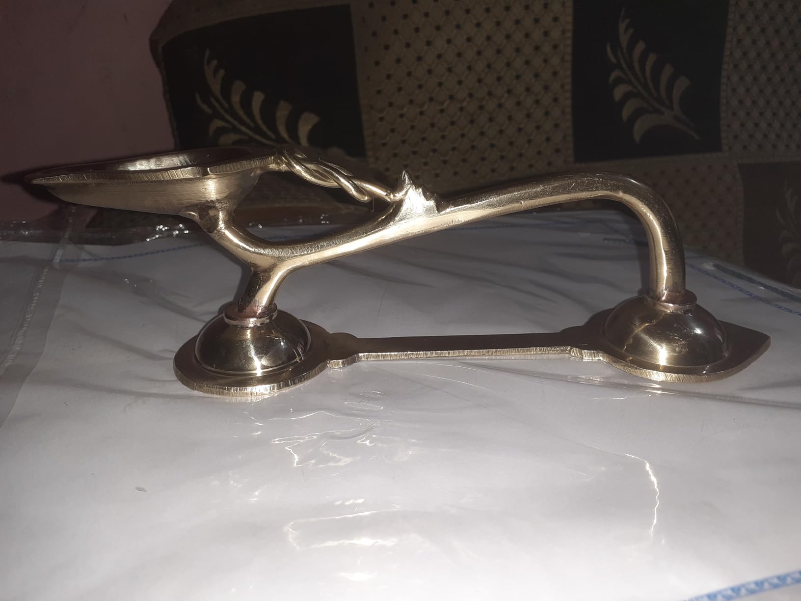 Buy Bhimonee Decor Pure Brass Spoon Aarti, Deep, Deepak, Diya for Pooja ...