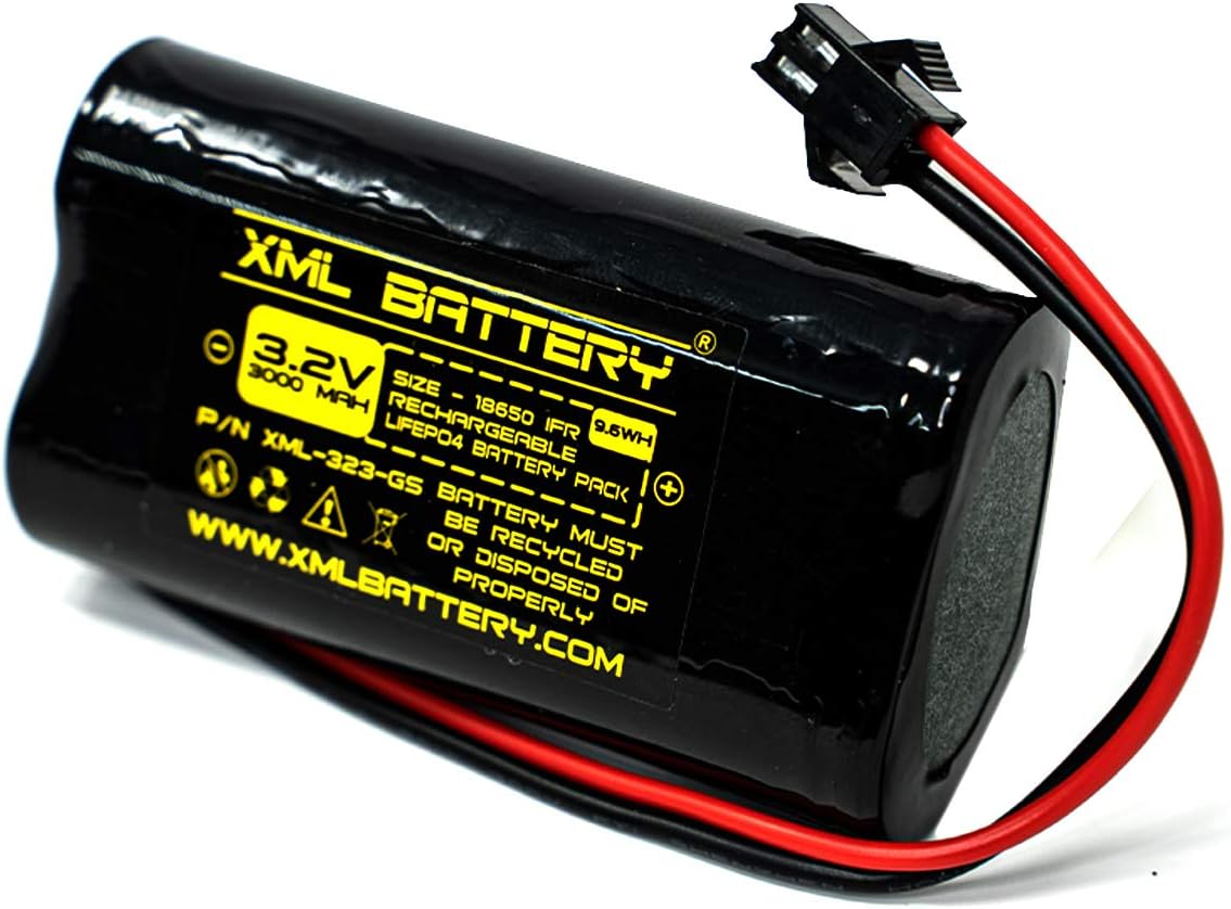 Amazon.com: XML Battery (1 Pack) 3.2v 3000mAh GS-97F-GE GS-97N GS-104 ...