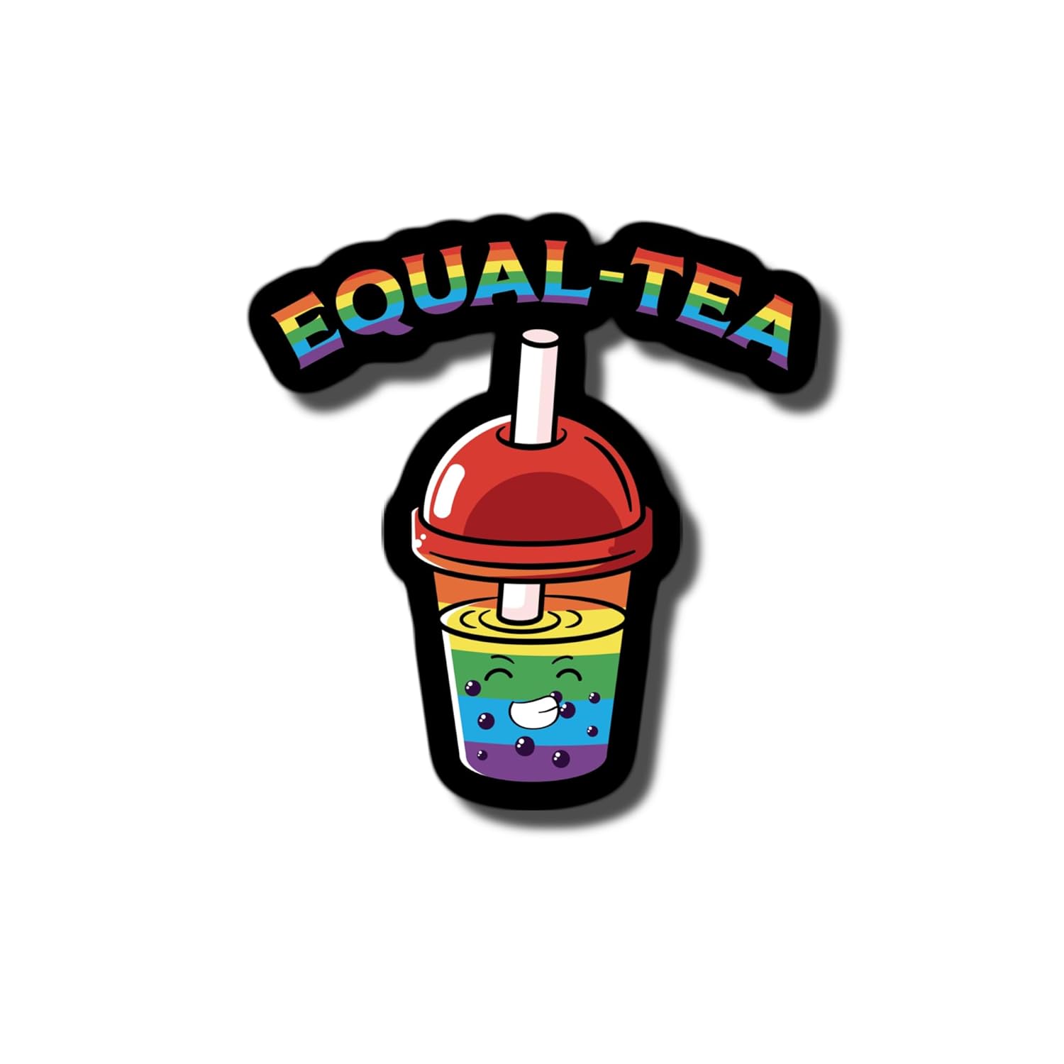 Amazon.com: Equal-tea rainbow gay Sticker waterproof decal : Handmade ...