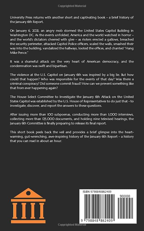 Snapklik.com : The January 6th Report Book: A Brief History Of The ...