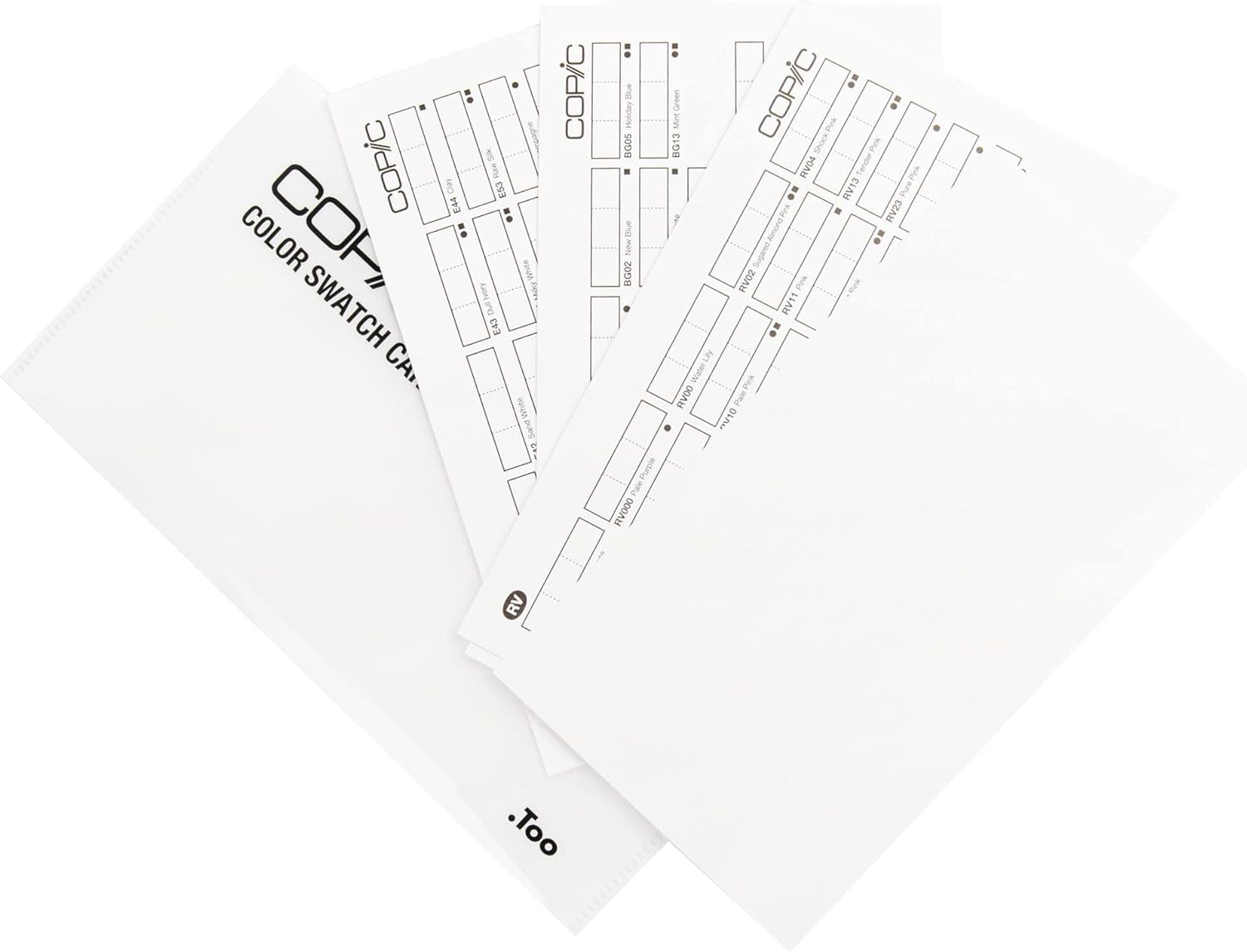 Buy Copic Color Swatch Cards White 11614001 Online At Lowest Price In