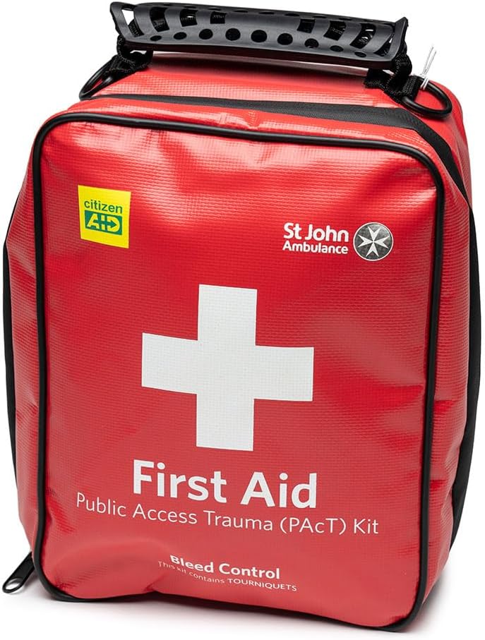 St John Ambulance Zenith Public Access Trauma (Pact) First Aid Kit with ...
