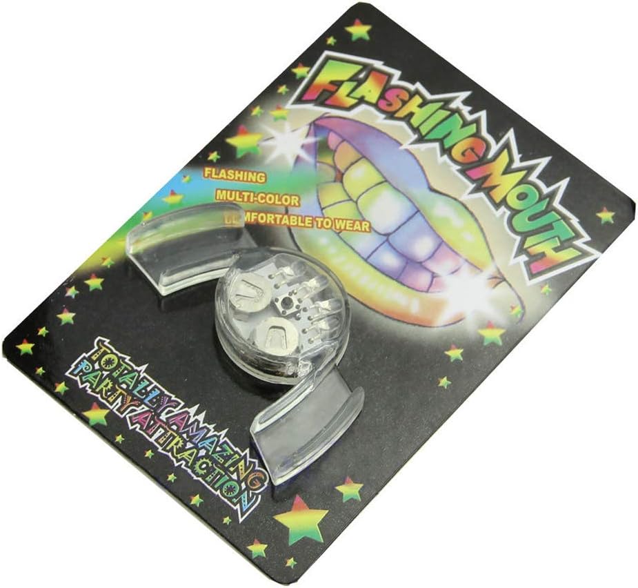 Xuebai 1X LED Light Mouth Guard Mouthpiece Flashing Piece Party glow in ...