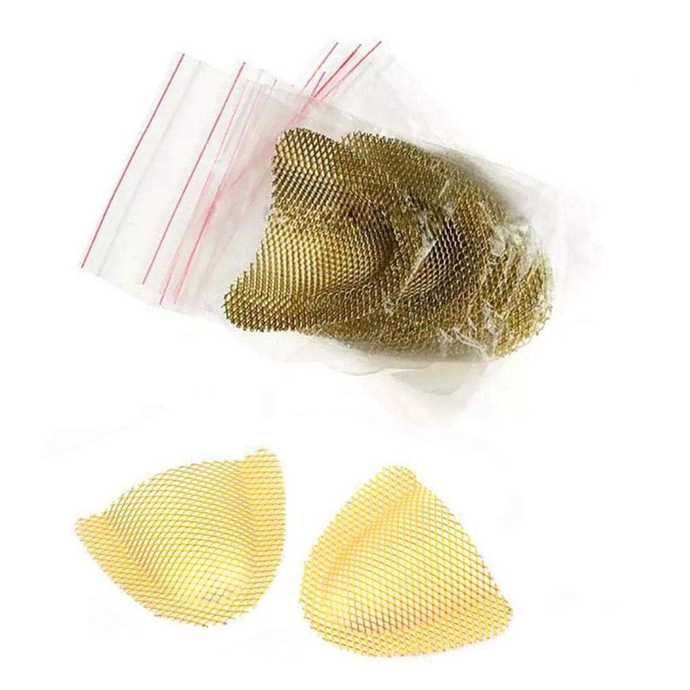 Buy 10 Pcs Dental Lab Yellow Denture Materials Golden Metal Palatal ...