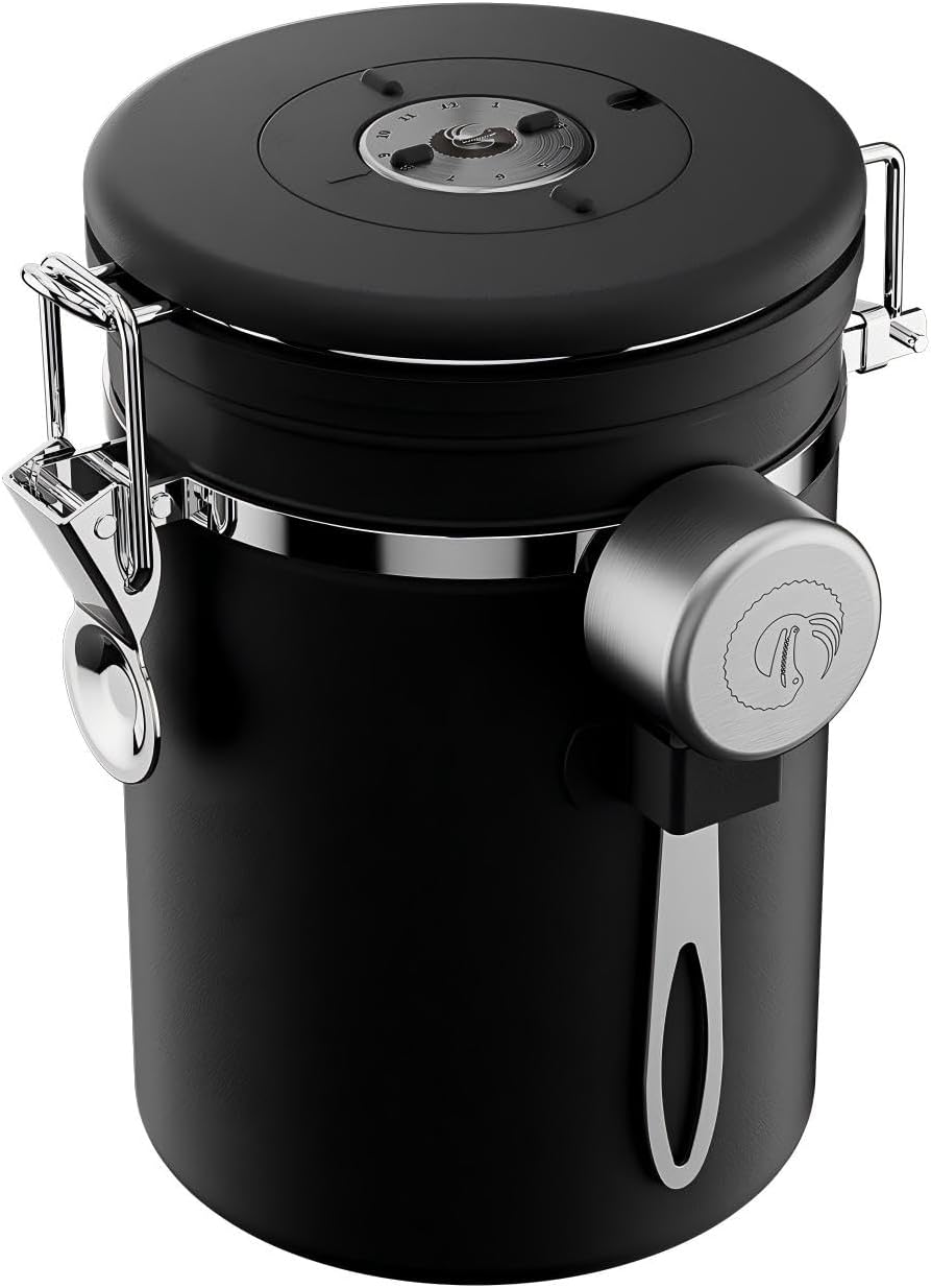 Amazon.com: Coffee Gator Coffee Canister - 22oz Airtight Stainless ...