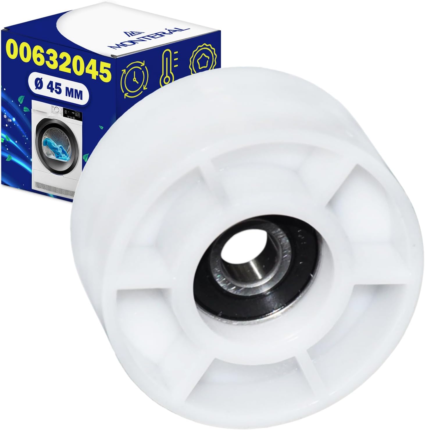 Poulie de tension d'origine Sèche-linge 00632045 BOSCH : Amazon.fr ...