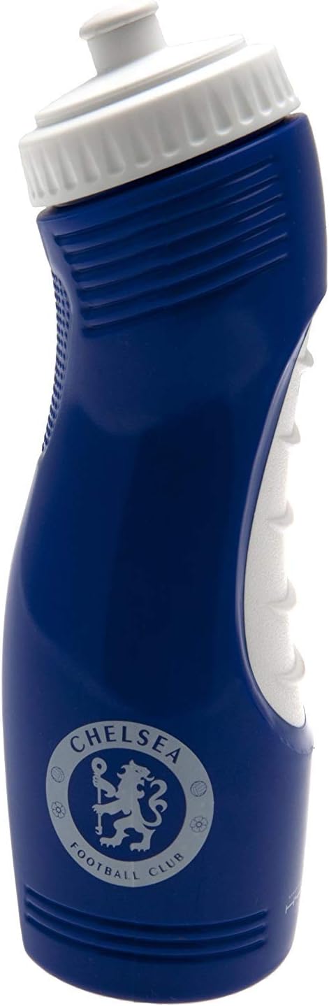 Chelsea FC Water Bottle (Blue Plastic 750ml) : Amazon.co.uk: Sports ...