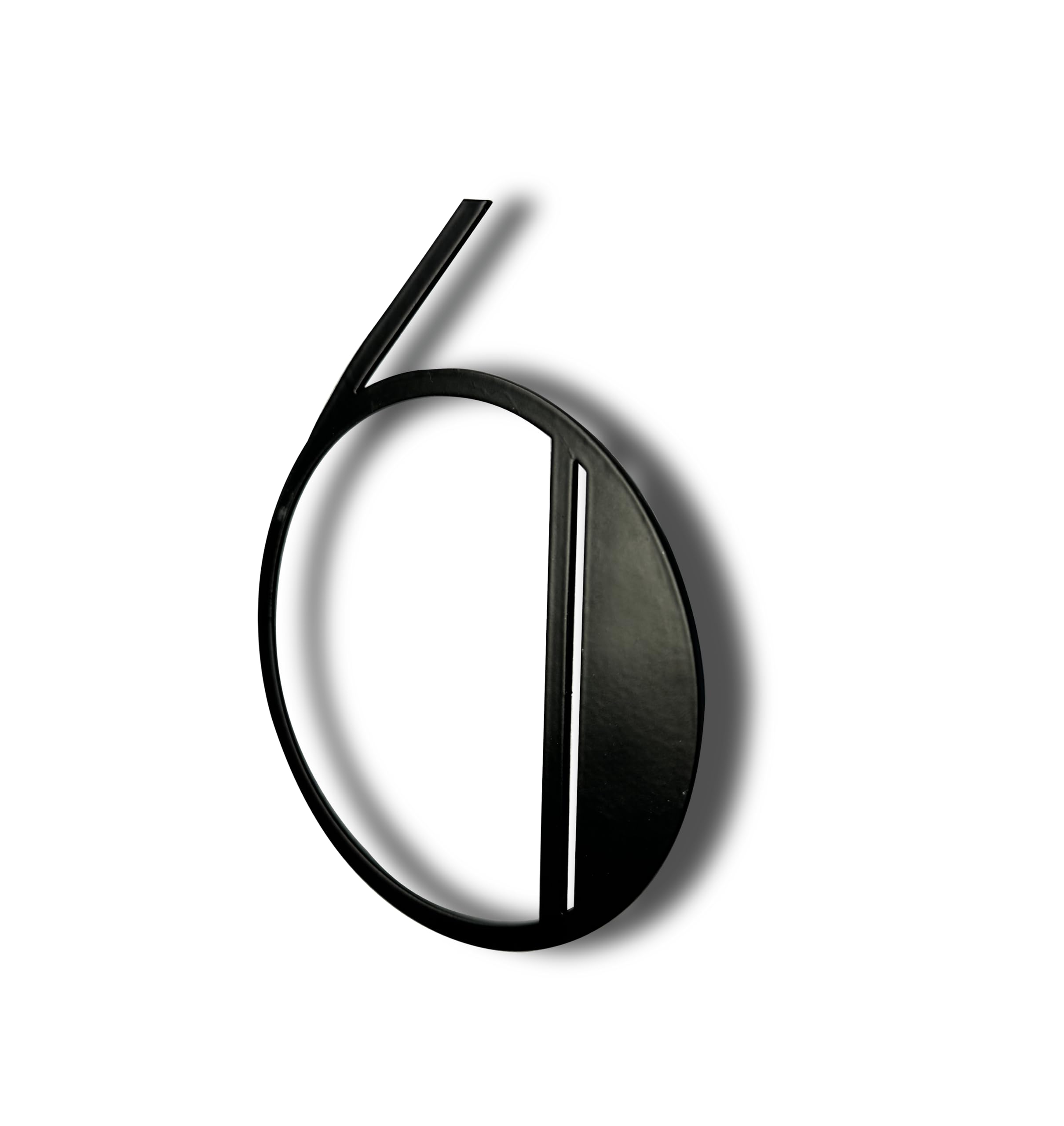 Snapklik.com : NACH Floating House Numbers, 6 Inch Steel Black House ...