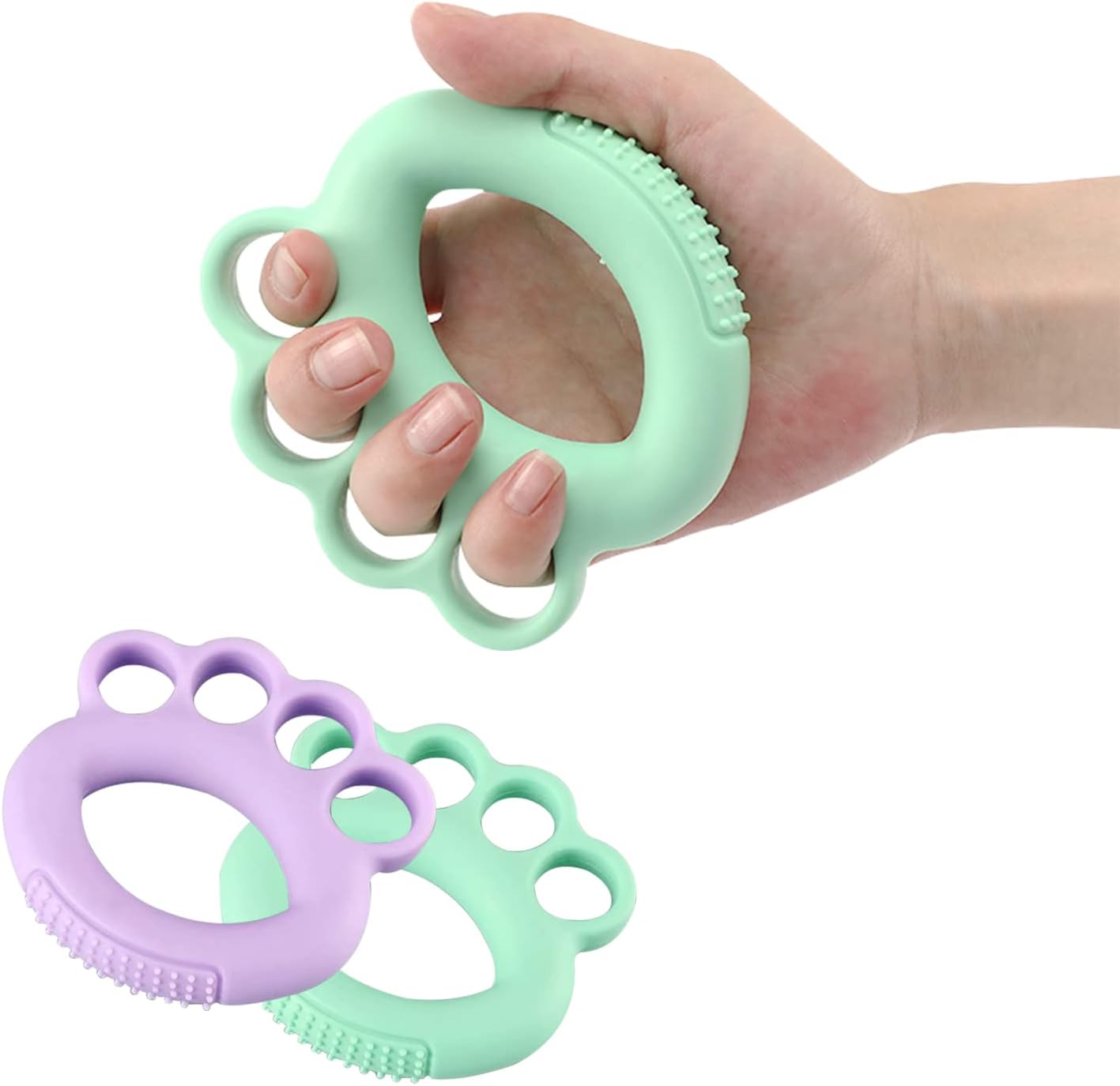 Amazon.com : duahappy Hand Grip Strengthener Finger Exerciser,2 Pcs ...