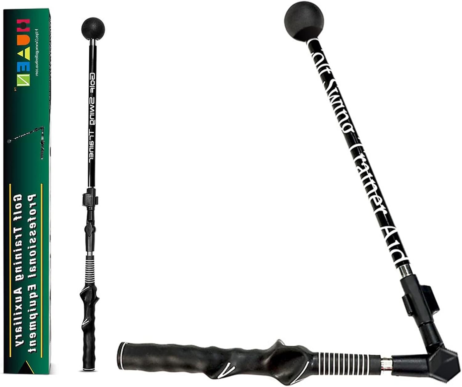 Amazon.com : PRTTY Foldable Golf Swing Trainer with Adjustable Arm ...