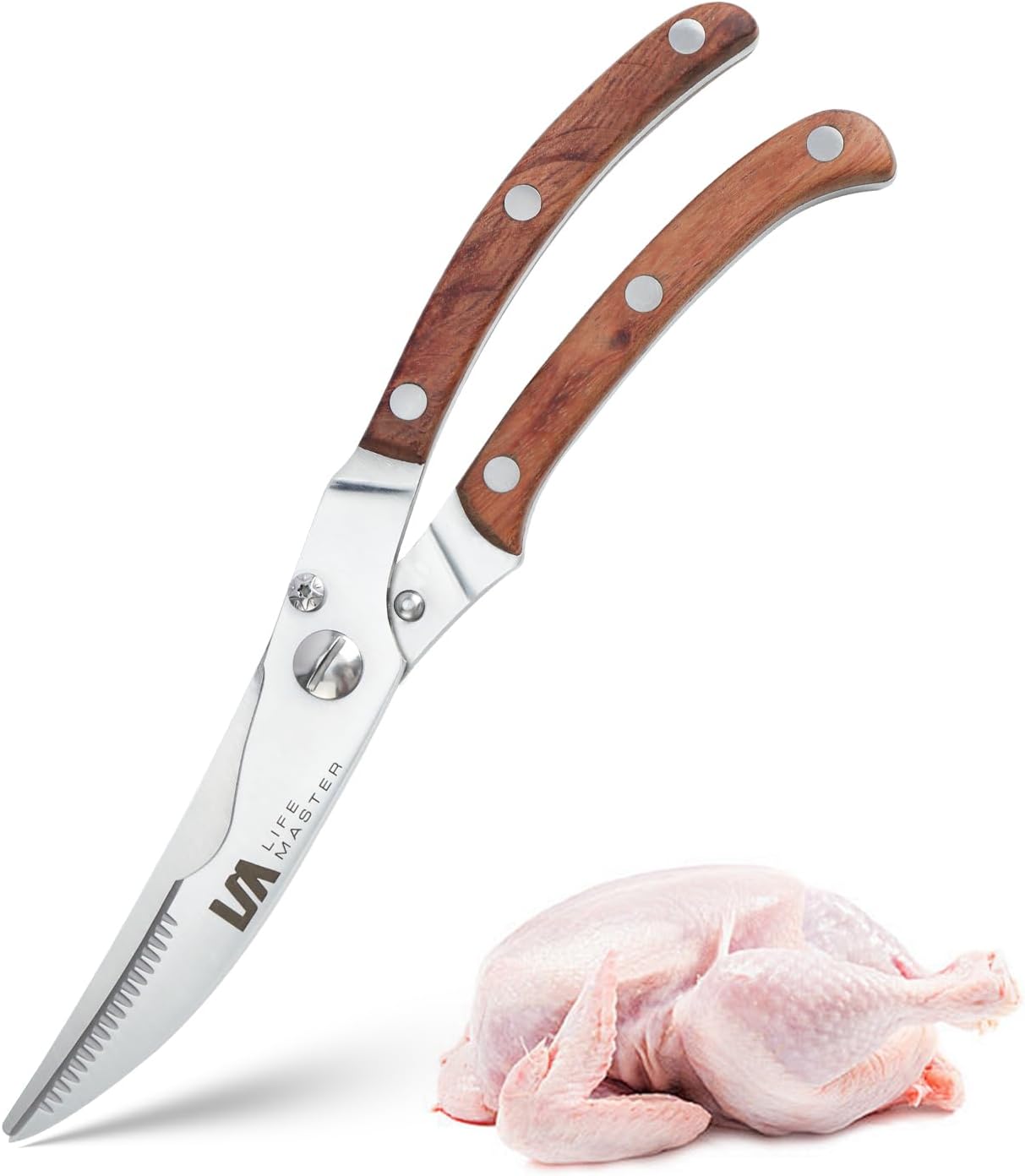 Amazon.com: Heavy Duty Poultry Shears, Multi-Purpose Kitchen Scissors ...