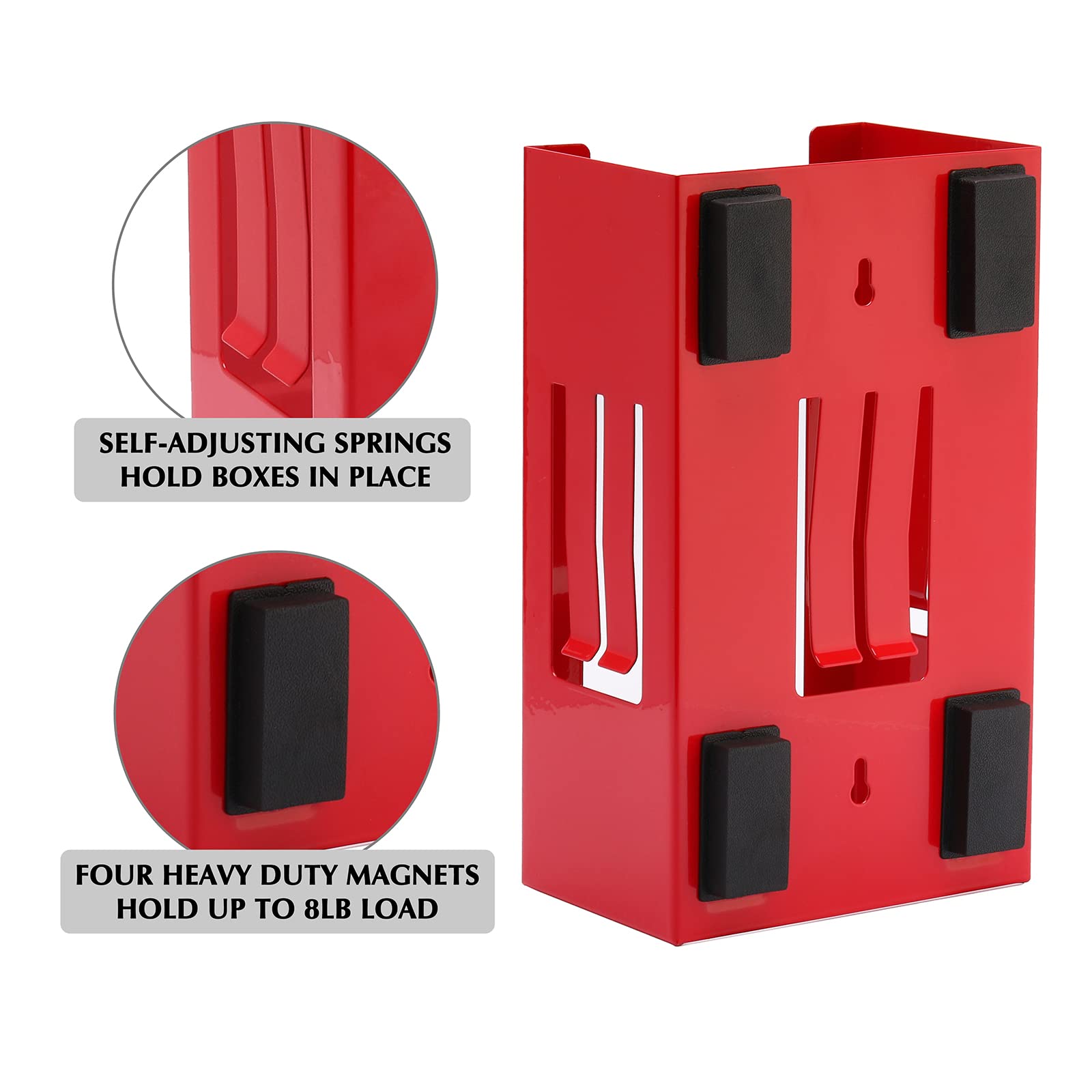 Snapklik.com : EMENTOL 2PCS Magnetic Glove/Tissue Dispenser Holder Set