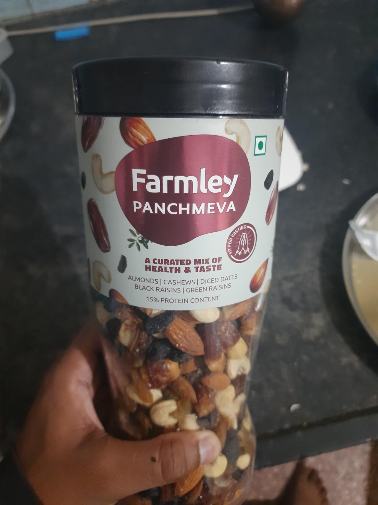 Farmley Panchmeva Healthy Dry Fruits Mix 405 g, Fit for Fasting I ...