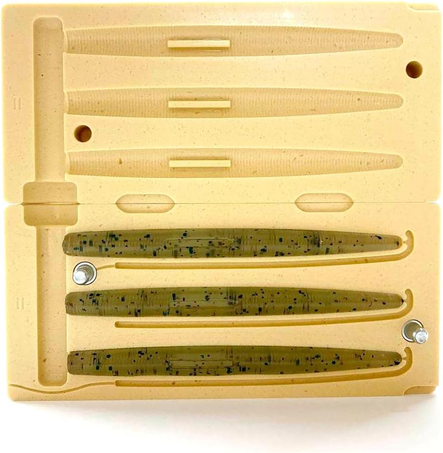 Amazon.com: Soft Plastiс Mold Lure Making Injection Molds Fishing Lures ...