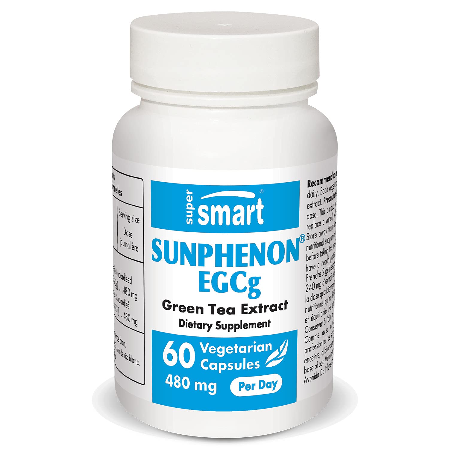 Supersmart - Sunphenon ® EGCg 480 mg Per Day - Extract...B00LPJOF10 ...