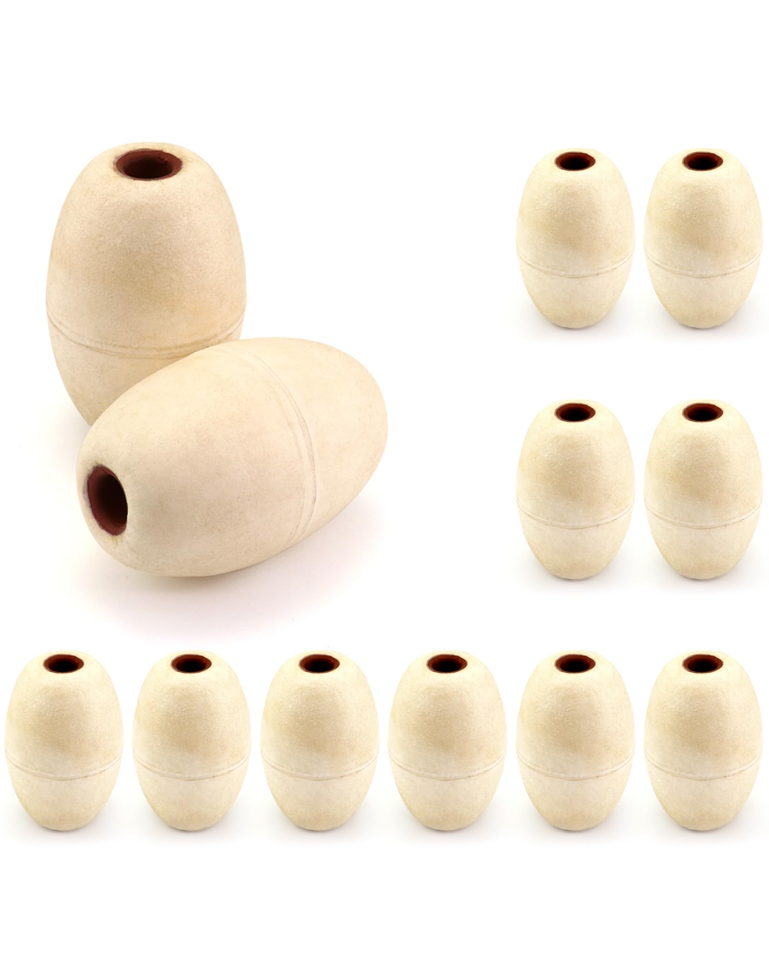 Amazon.com : QWORK Oval Water Float, 12 Pack, 1/2" Hole, 3.5" x 5.5 ...