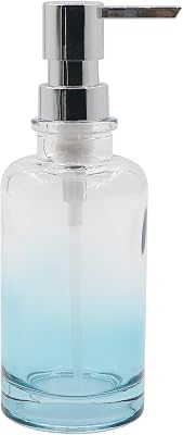Amazon.com: OGGI Glass Foaming Soap Dispenser - 10oz Capacity, Round ...