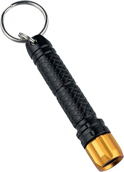 Amazon.com: Munkees Aluminum LED Flashlight Keychain, Mini and Small ...
