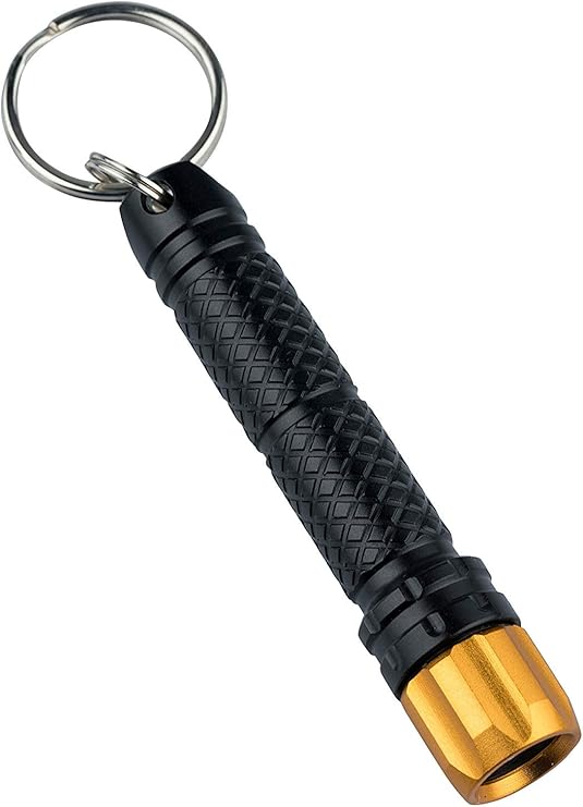 Amazon.com: Munkees Aluminum LED Flashlight Keychain, Mini and Small ...