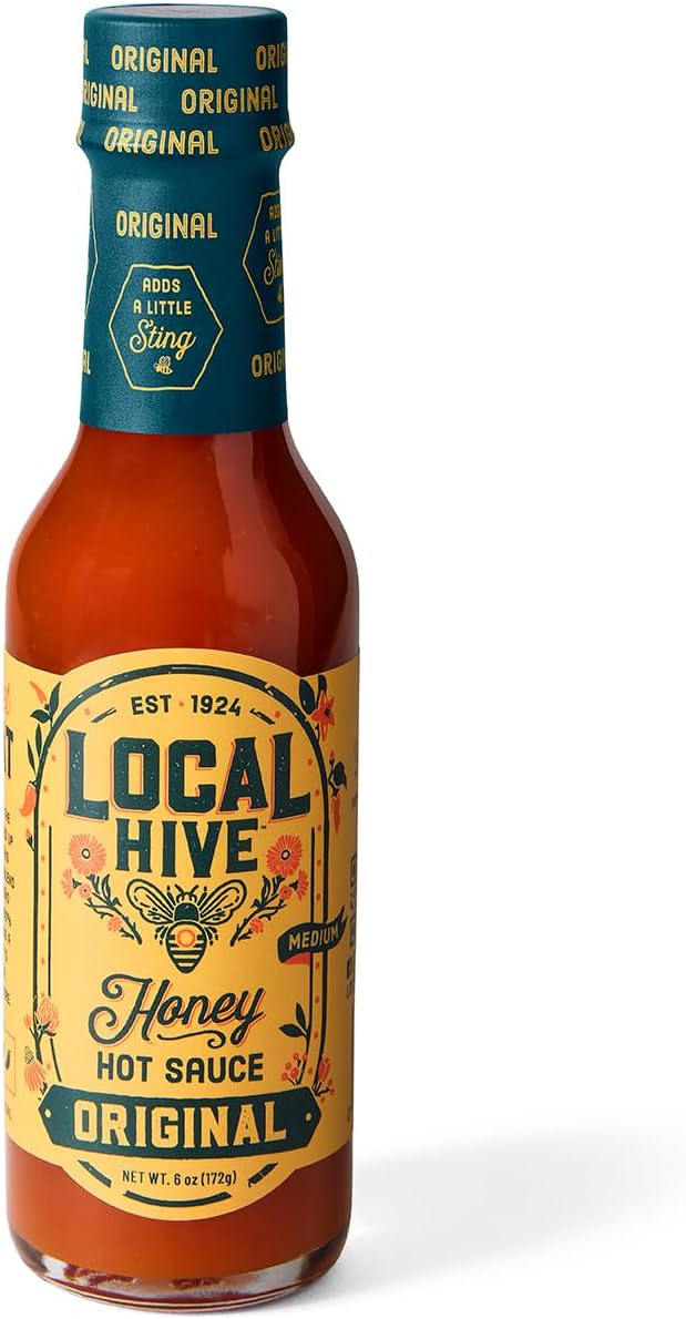 Amazon.com : Local Hive Original Honey Hot Sauce – 6oz, Sweet & Spicy ...