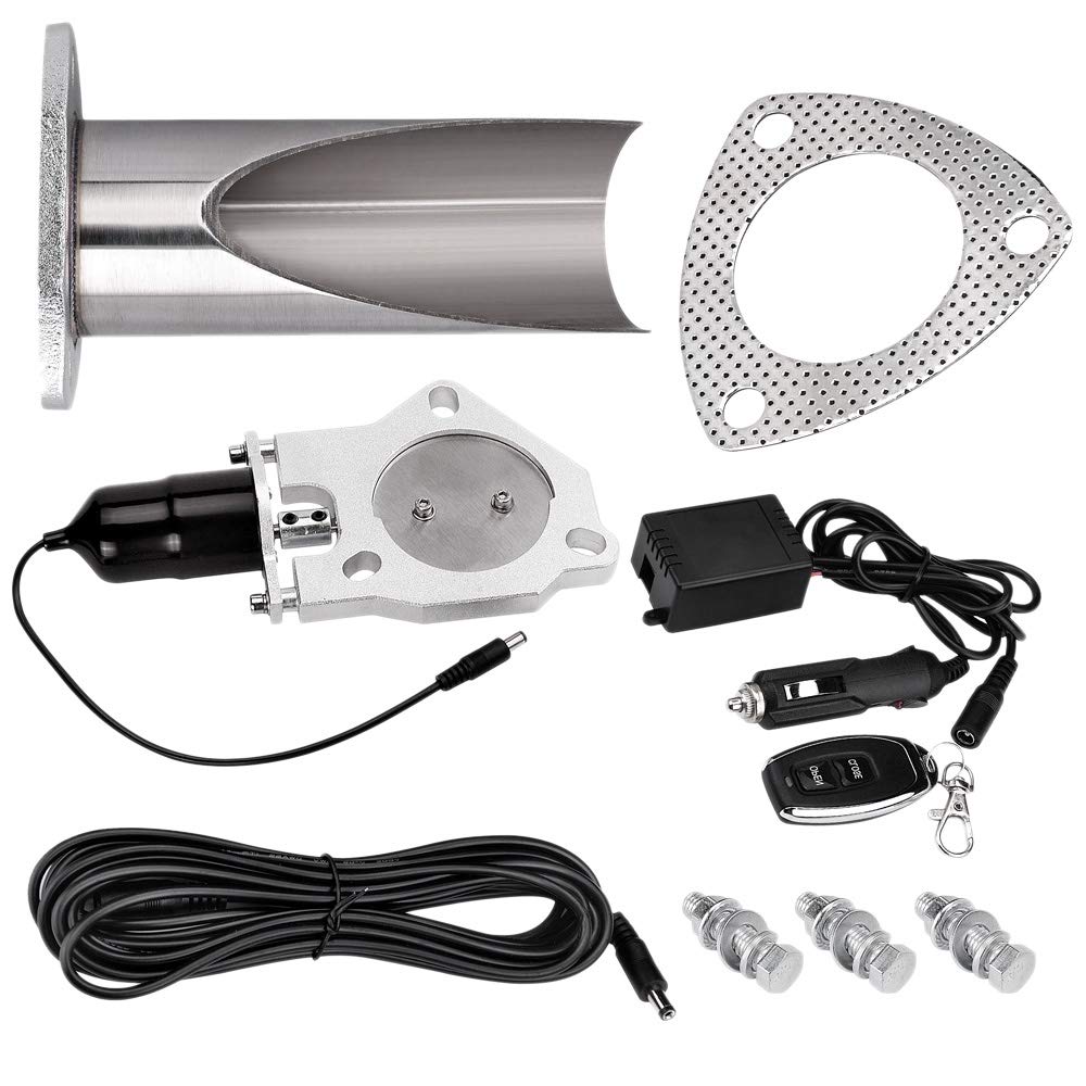 Buy YeBetter 3 Inch Electric Stainless Exhaust Cutout with Remote ...