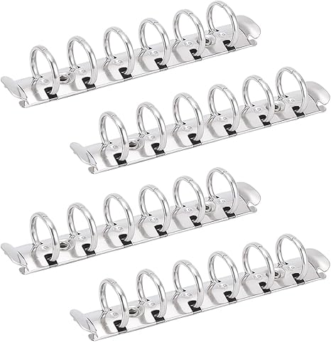 Amazon.com: BENECREAT 4 Pcs 6 Holes A7 Ring Binder Mechanism ...