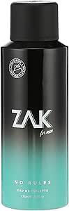 ZAK No Rules Eau de Toilette Spray for Men 175 ml: Buy Online at Best ...